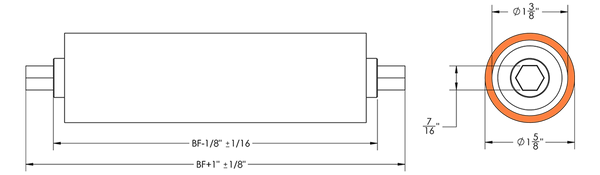 Conveyor Roller CG40PUAB – Ashland Conveyor