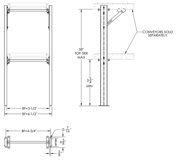 Conveyor Multitier Support HMT58B09 – Ashland Conveyor